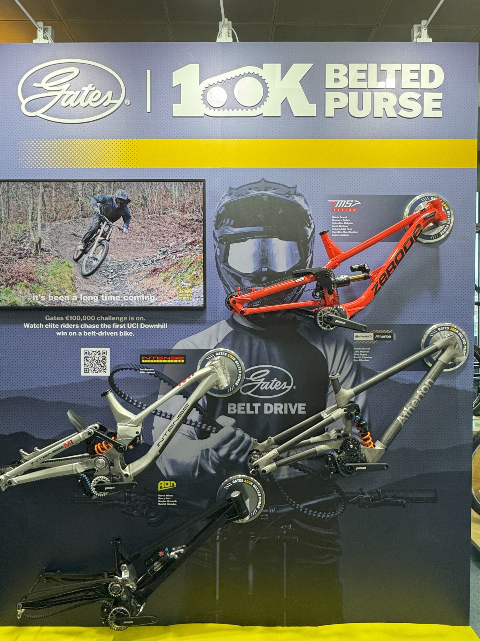 Belt-driven DH bikes & e-MTB motors with magnets from Taipei Cycle
