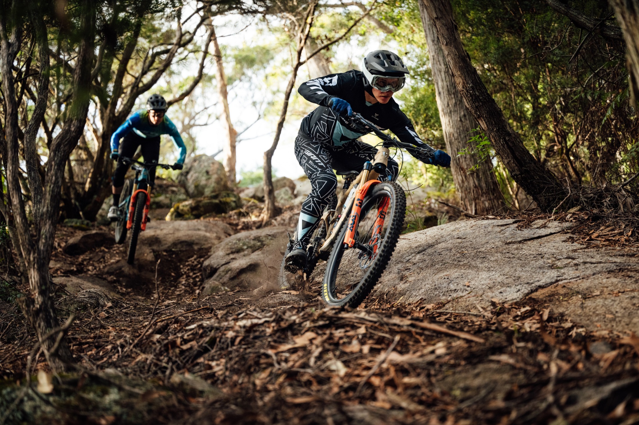 Triple 3 | Riding the first Shimano Trail Born Project in Blue Derby