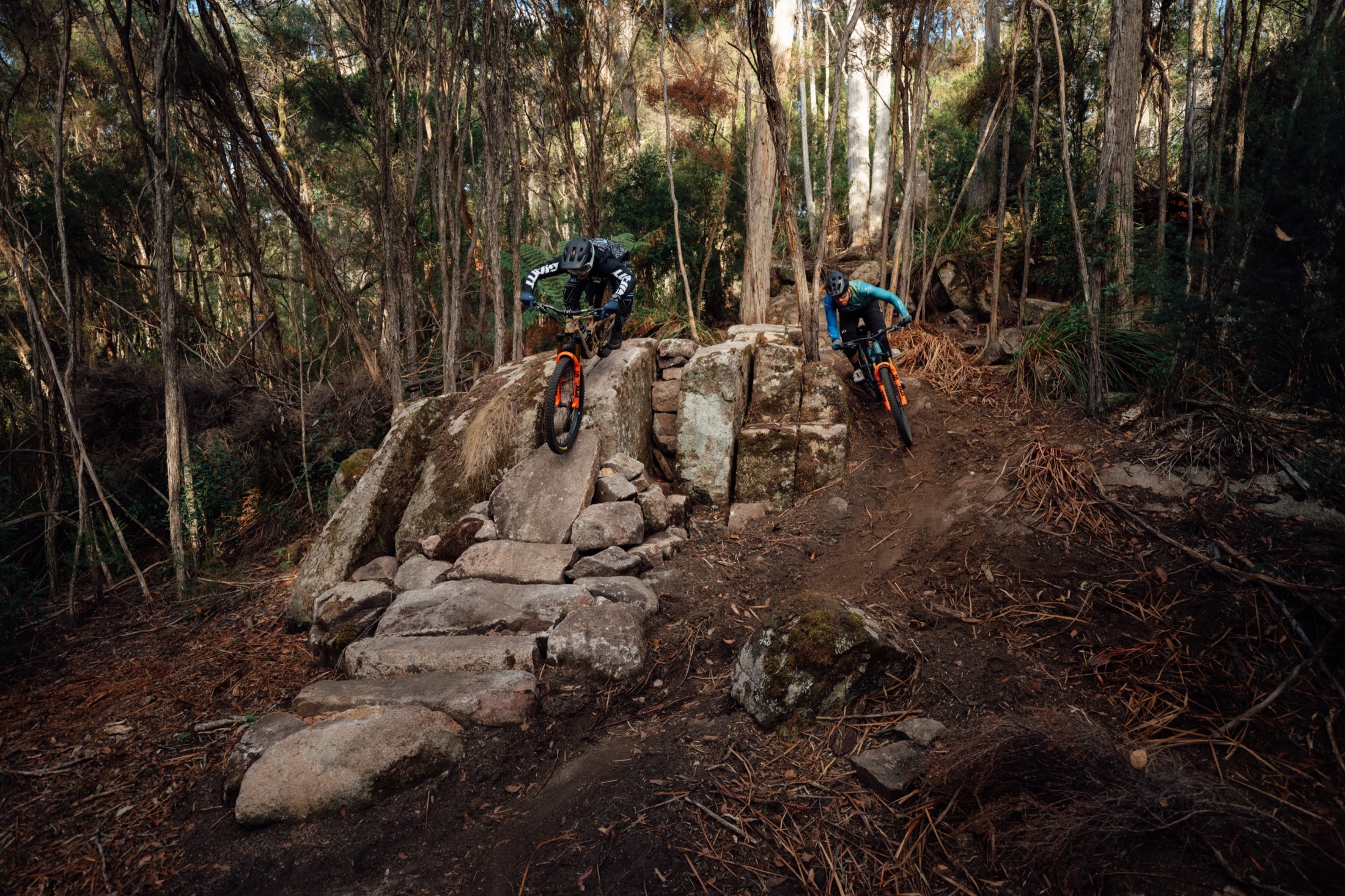 Triple 3 | Riding the first Shimano Trail Born Project in Blue Derby