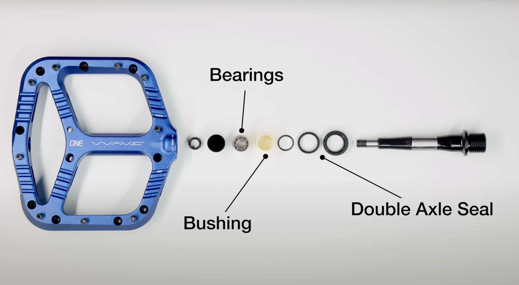 OneUp Wave Flat Pedals