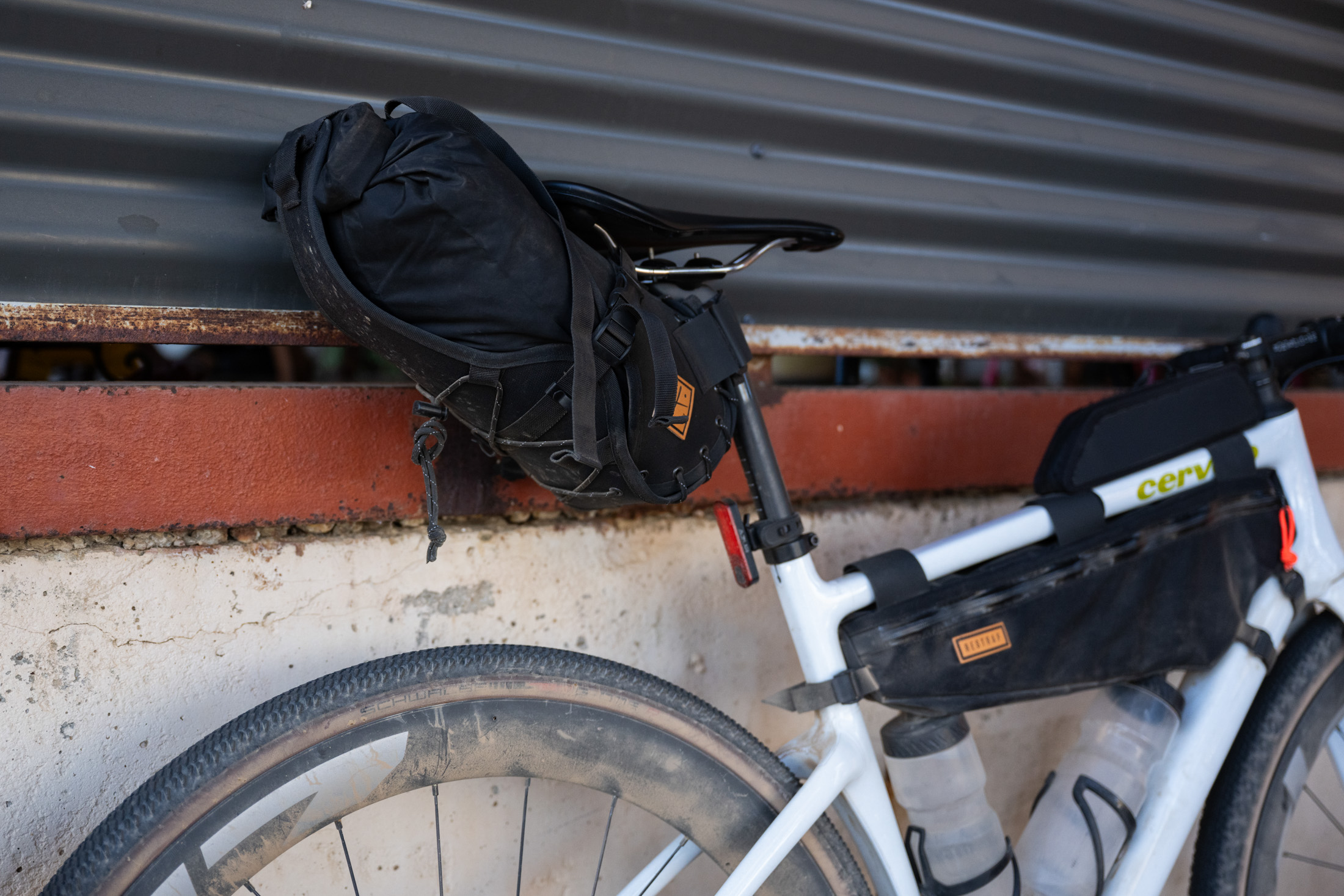 Fresh Produce | Restrap Saddle Bag and Frame Bag - Flow Mountain Bike